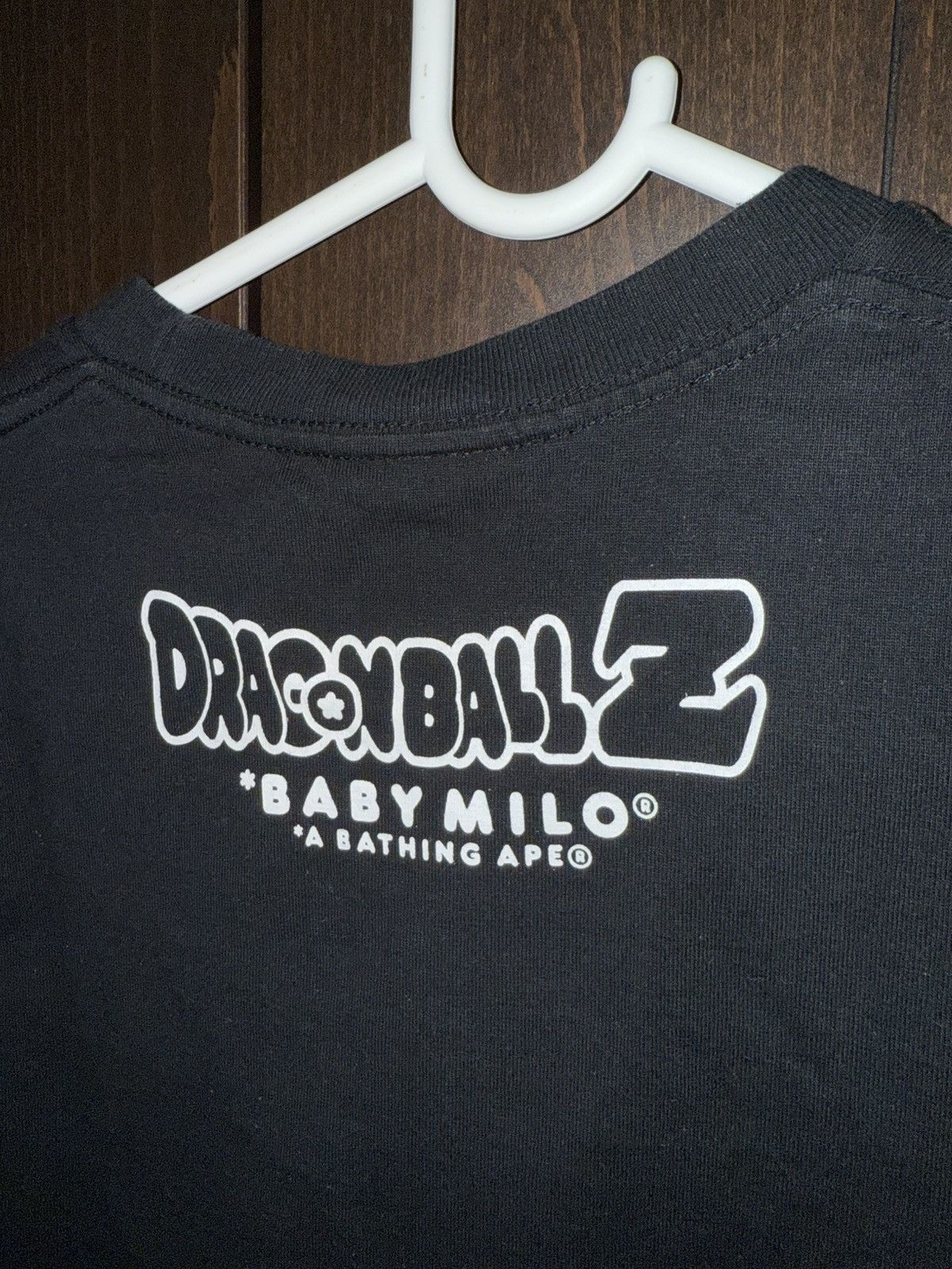 Bape BAPExDragon Ball Z Super Saiyan Vegeta & Goku Baby Milo Tee | Grailed