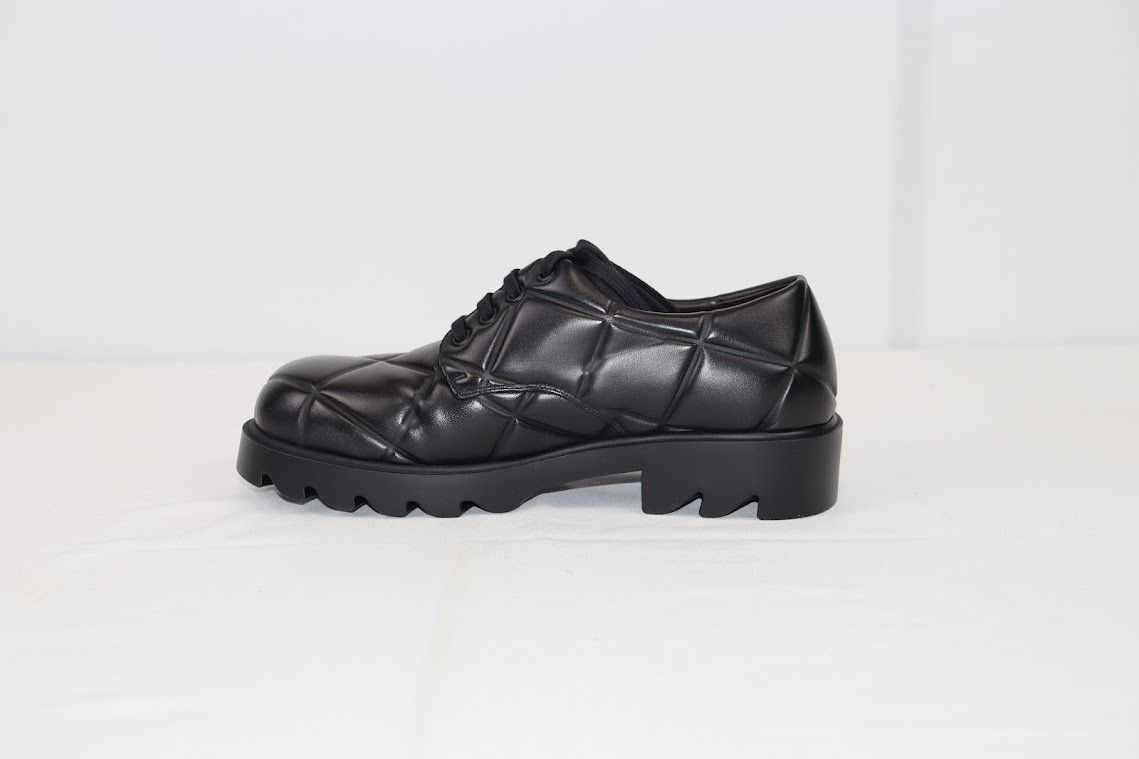 Bottega Veneta o1rshd1 Q.2 / Quilted Nappa Leather Strut Derby Shoes ...