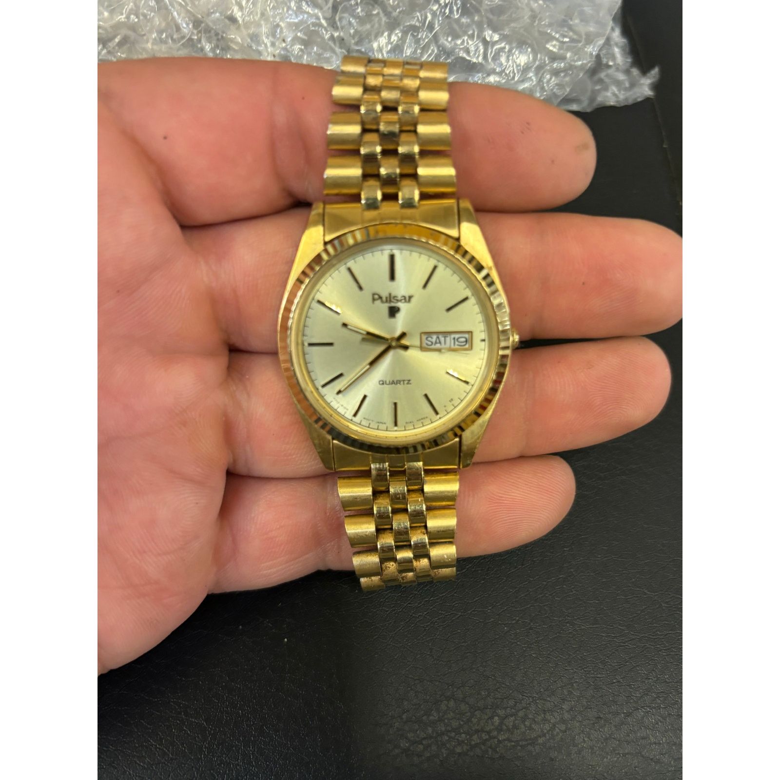 Pulsar Pulsar Presidential Gold Tone Men’s Watch! READ! | Grailed