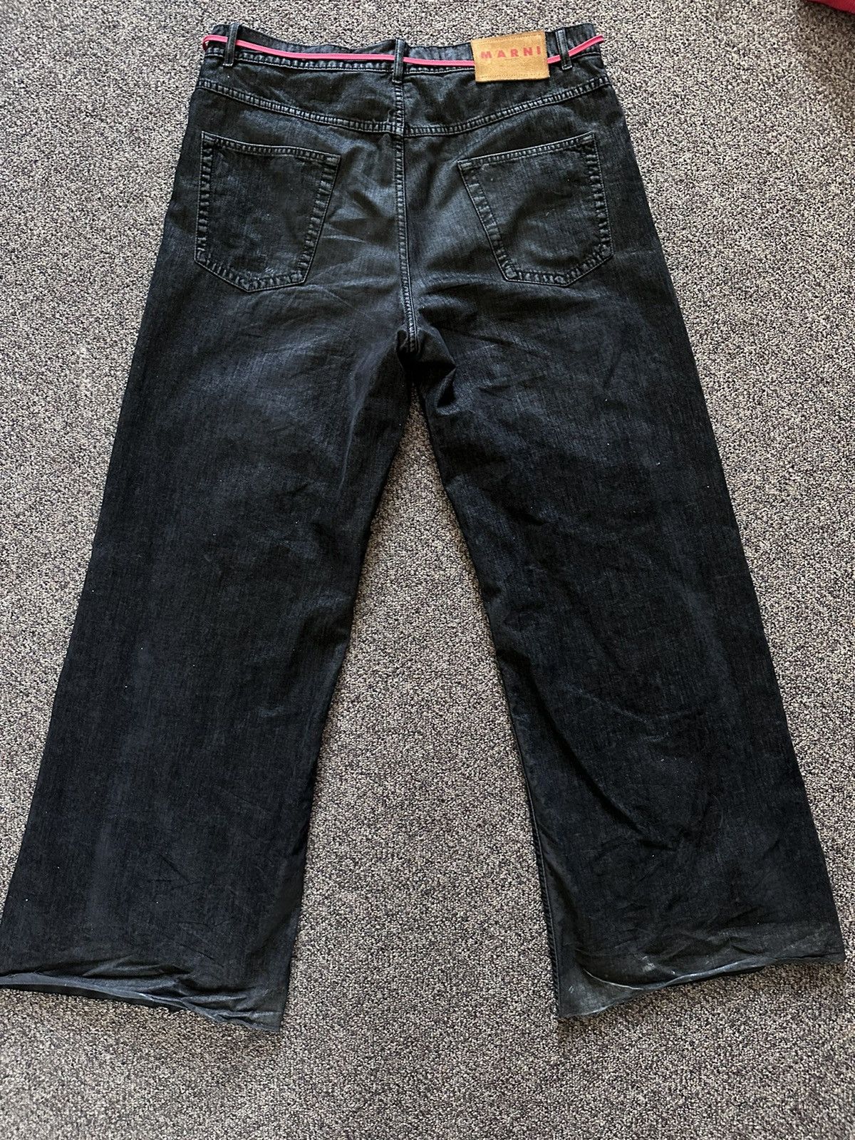 Marni Marni Black Flock Denim | Grailed