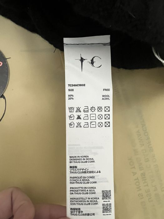 Thug Club THUG CLUB TC Emblem Basic beanie | Grailed