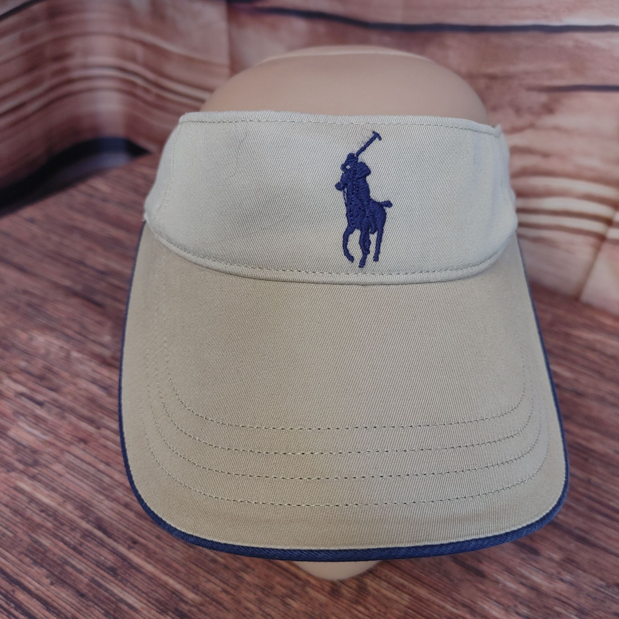 Polo Ralph Lauren Polo Ralph Lauren Unisex Beige Polo Player Logo Visor ...