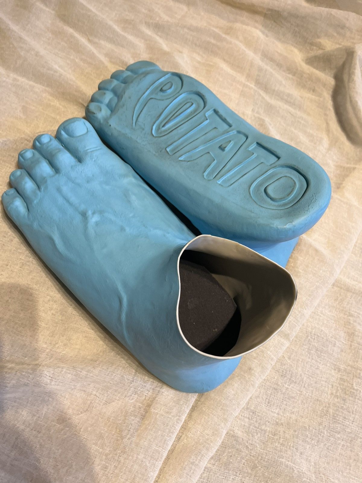 Imran Potato Imran Potato Blue Caveman Feet | Grailed