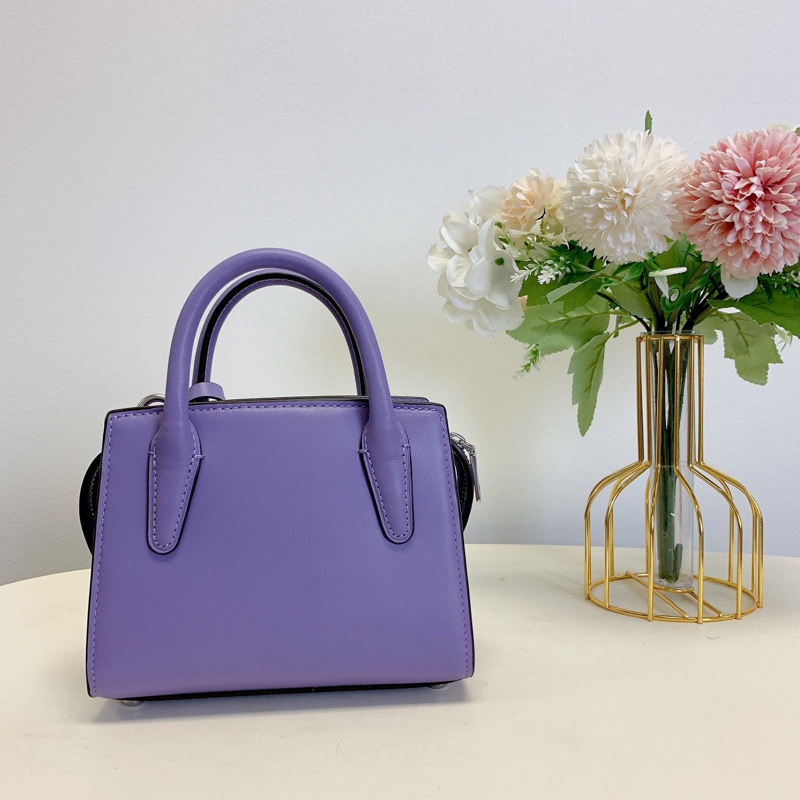 Coach Coach CO974 Andrea Mini Carryall IN LIGHT VIOLET | Grailed
