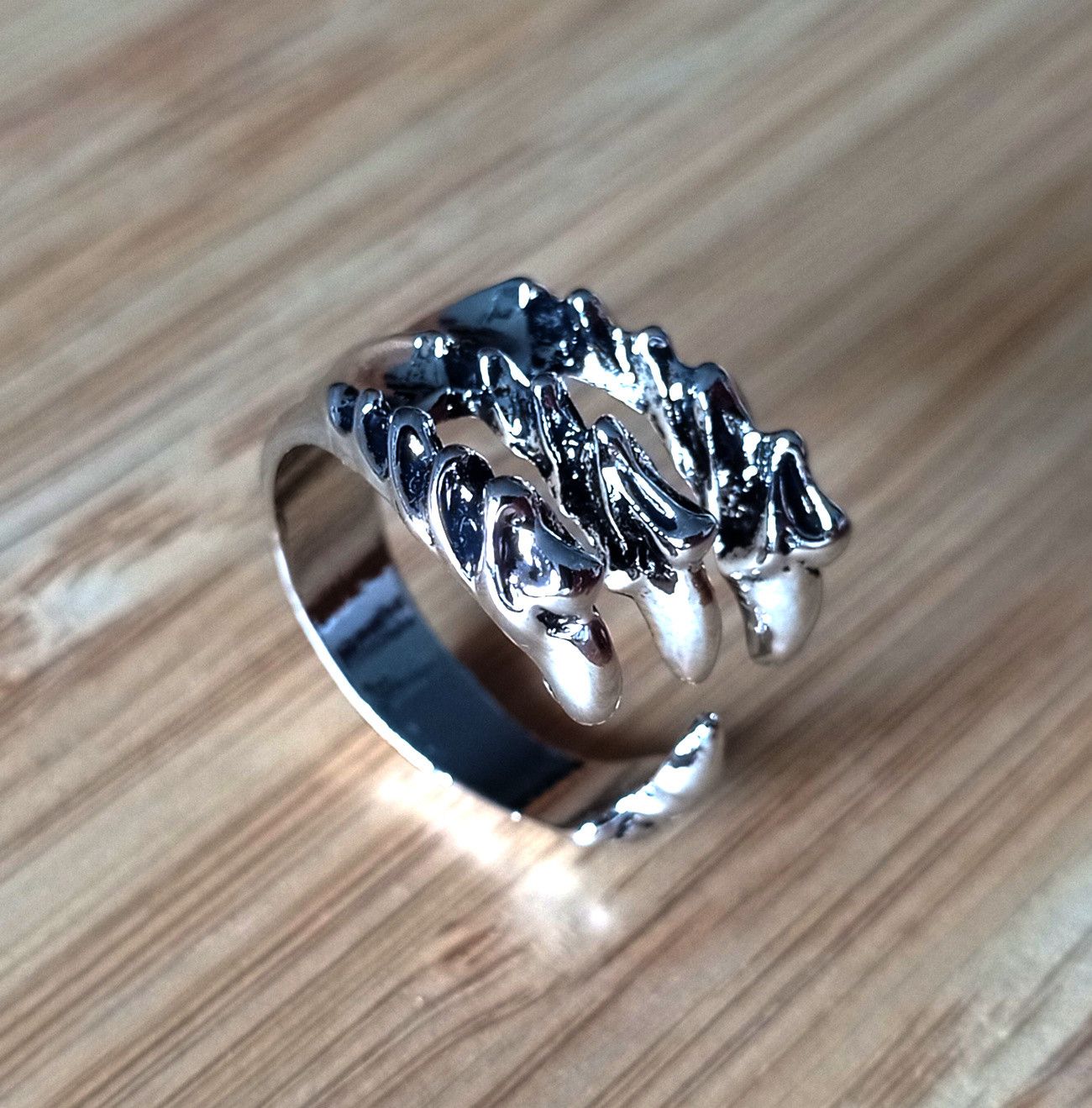 Designer × Japanese Brand × Vintage Stunning Shine Punk Goth Claw ...