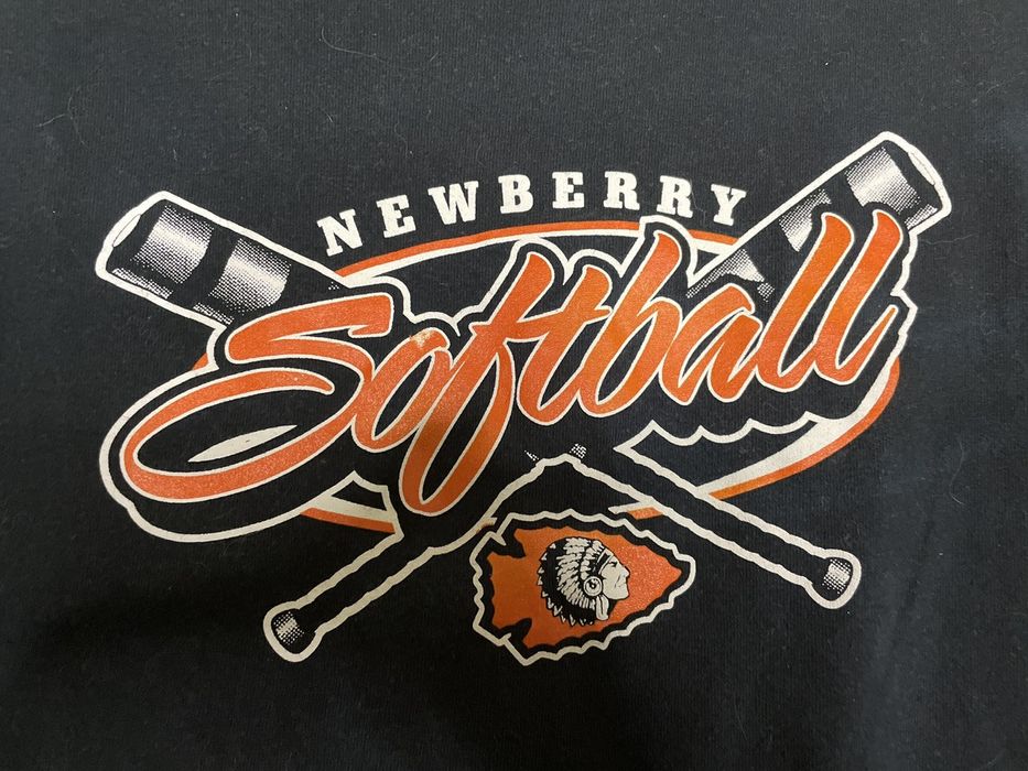 Vintage Newberry softball Indians High School Michigan Tee shirt 🥎🔥🥎 ...