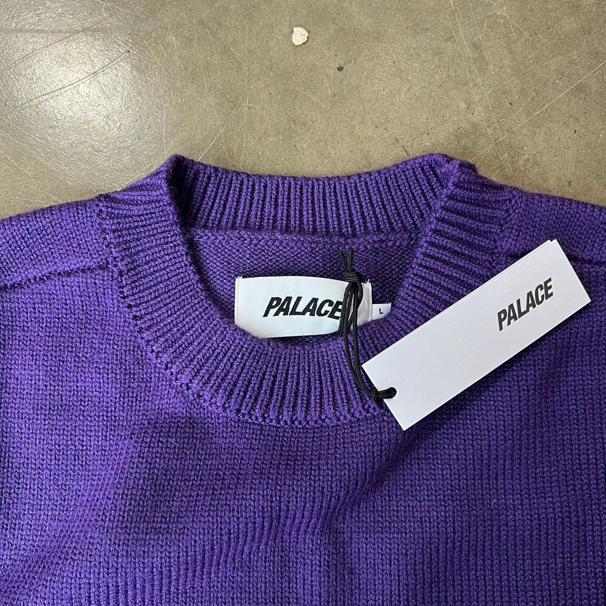 Palace Palace Grape Knit Sweater | Grailed