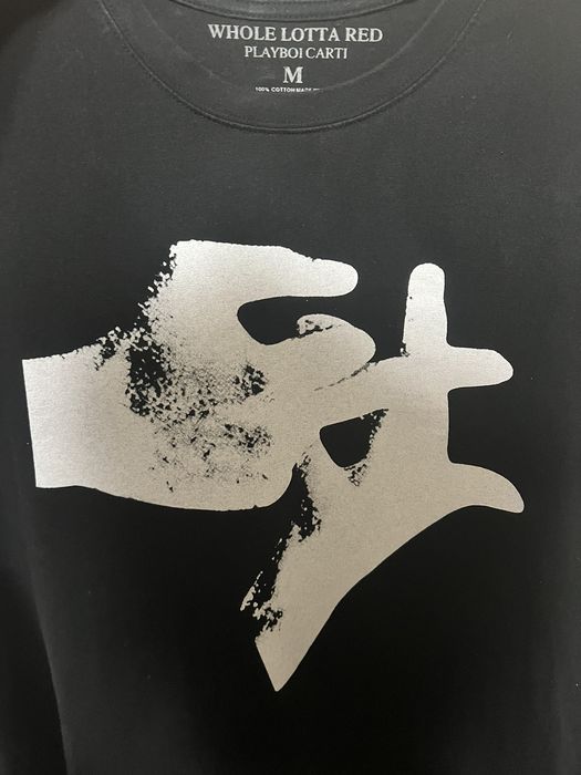 Playboi Carti Whole lotta red merch “Hands tee” | Grailed