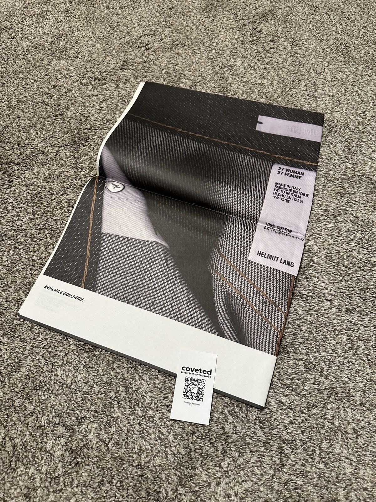 Helmut Lang Helmut Lang Promotional Flagship Store Newspaper Rare | Grailed