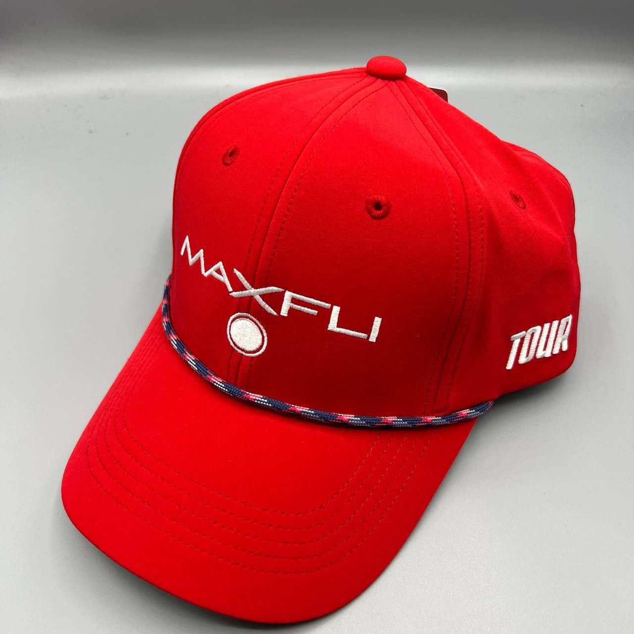 Other Maxfli Golf Hat Men Red Braided America Snap Back Cap New | Grailed