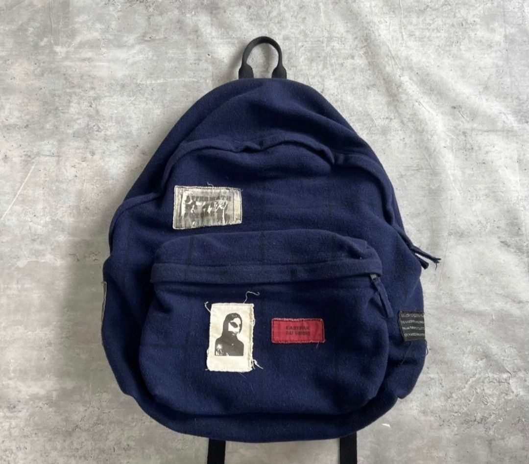 Raf Simons raf simons eastpak 08aw patch book bag shoulder bag | Grailed