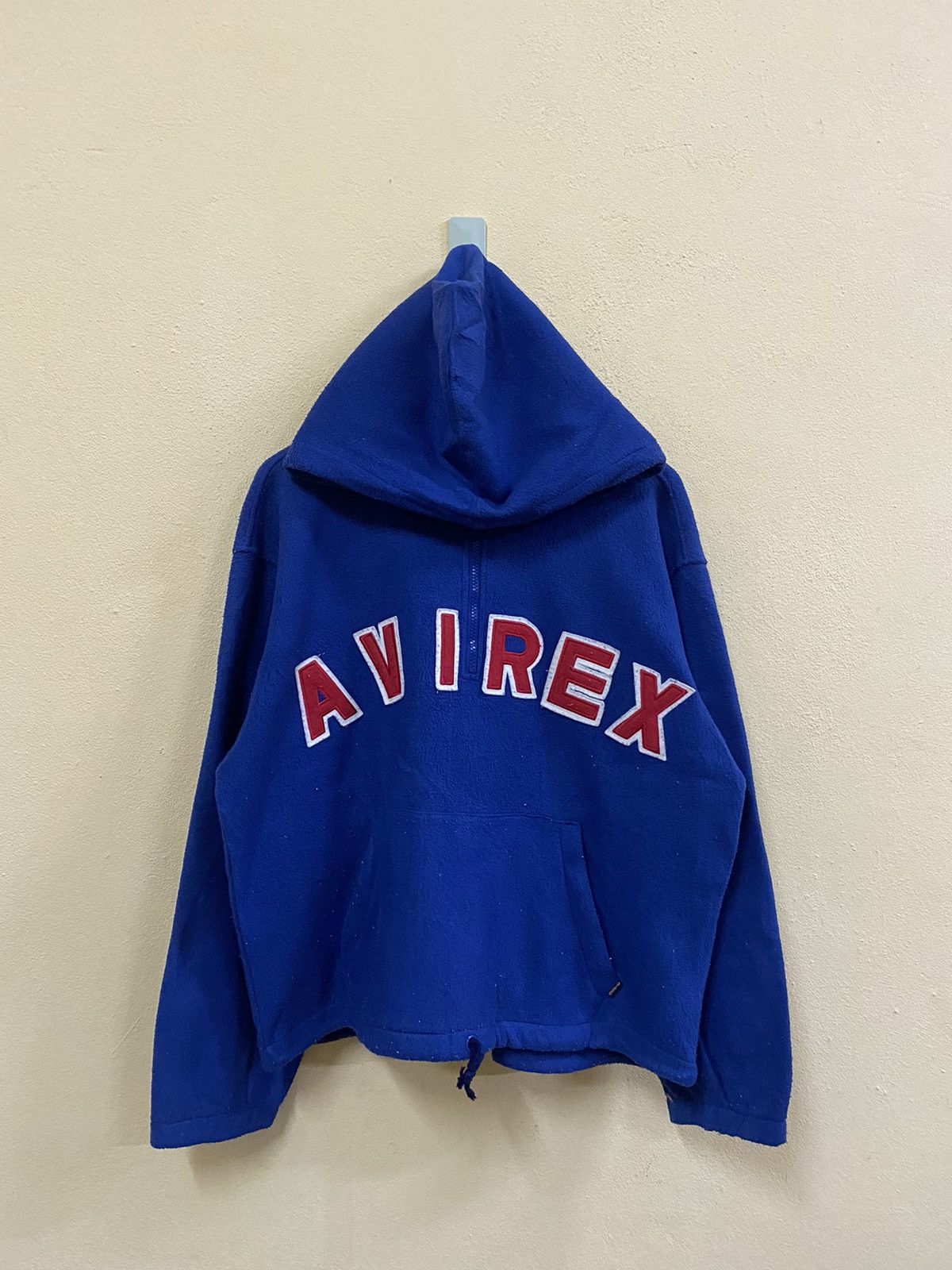Avirex AVIREX LOGO HOODIE JACKET | Grailed