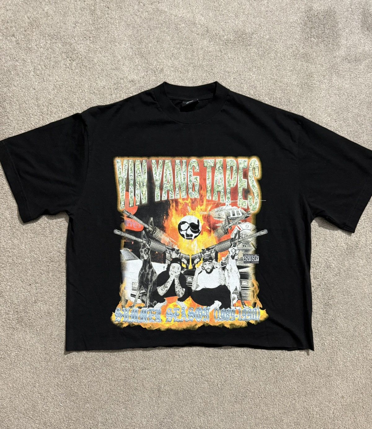 G59 Records Suicideboys Ying Yang Tapes your tee L (Cropped) | Grailed