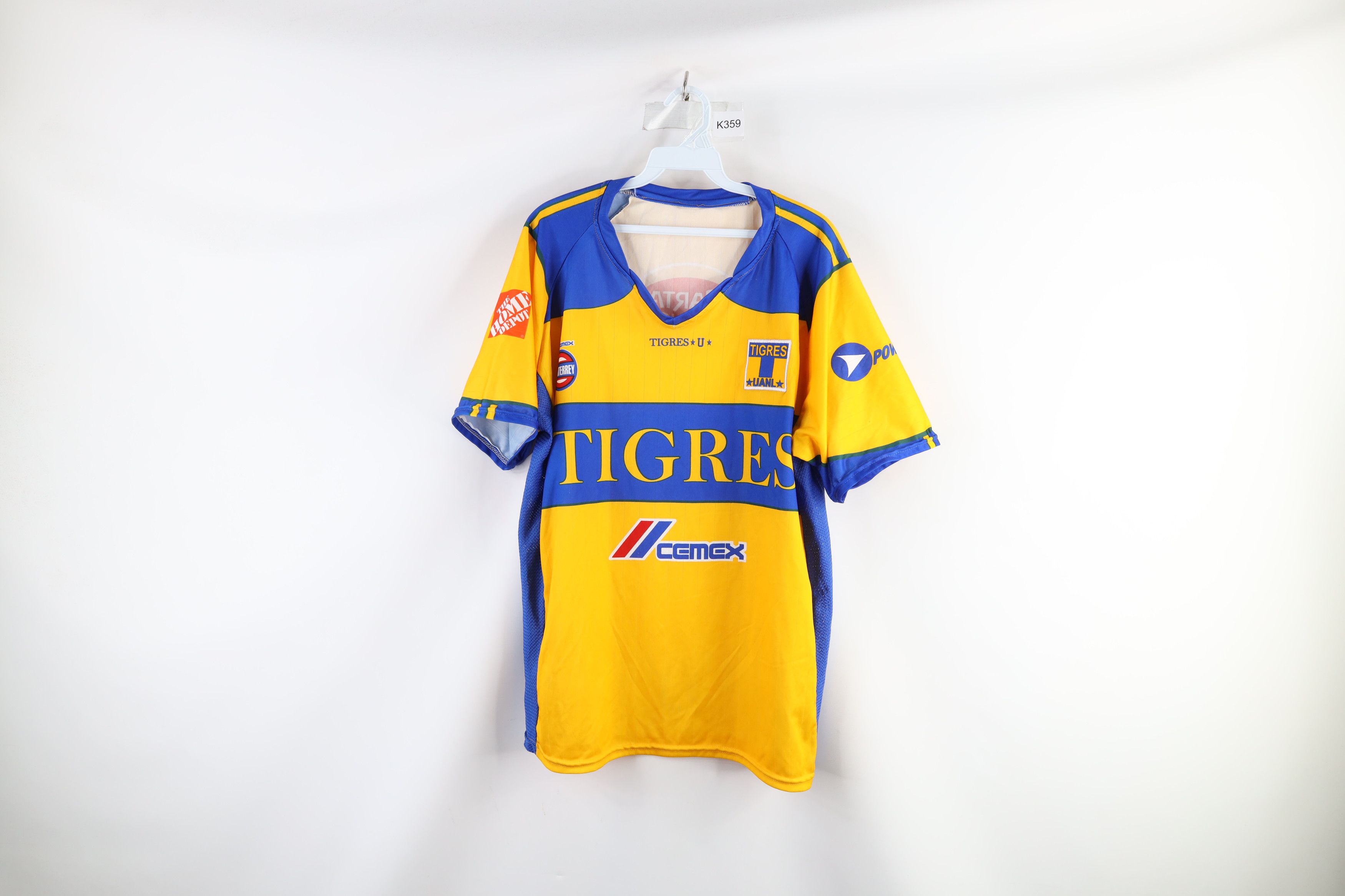 Vintage Vintage Short Sleeve Tigres UANL Soccer Jersey Football Liga ...