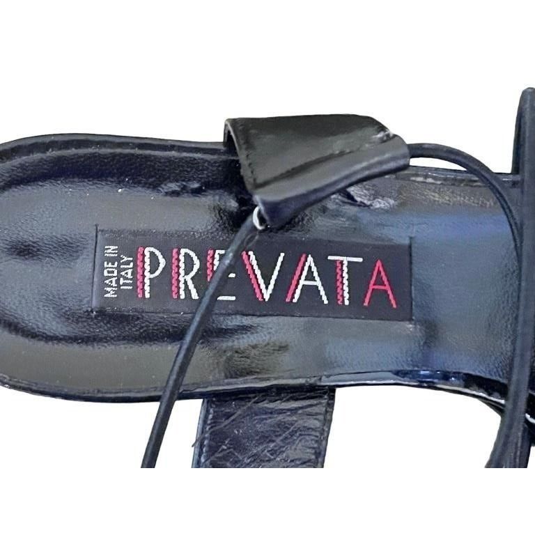 Other PREVATA ITALIAN LEATHER BLACK SQUARE OPEN TOE HEELED MULES | Grailed