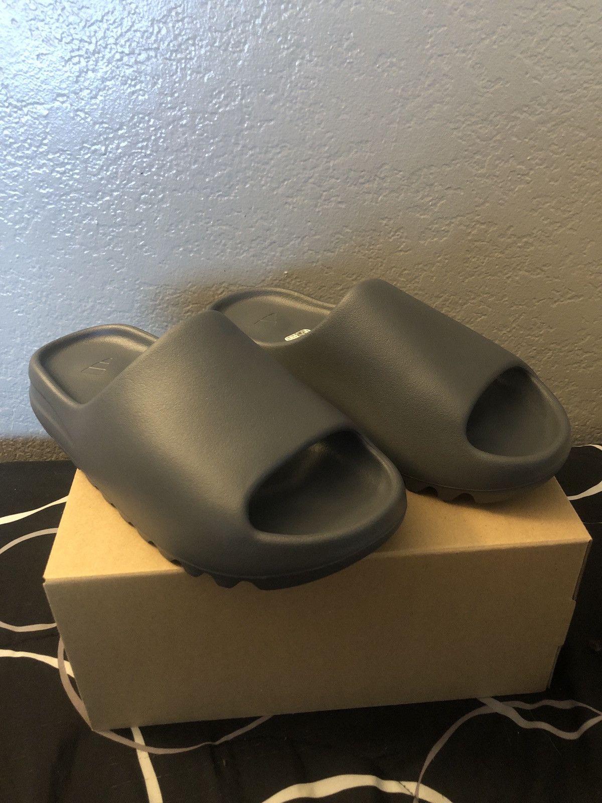 Adidas × Kanye West Yeezy Slide Granite | Grailed