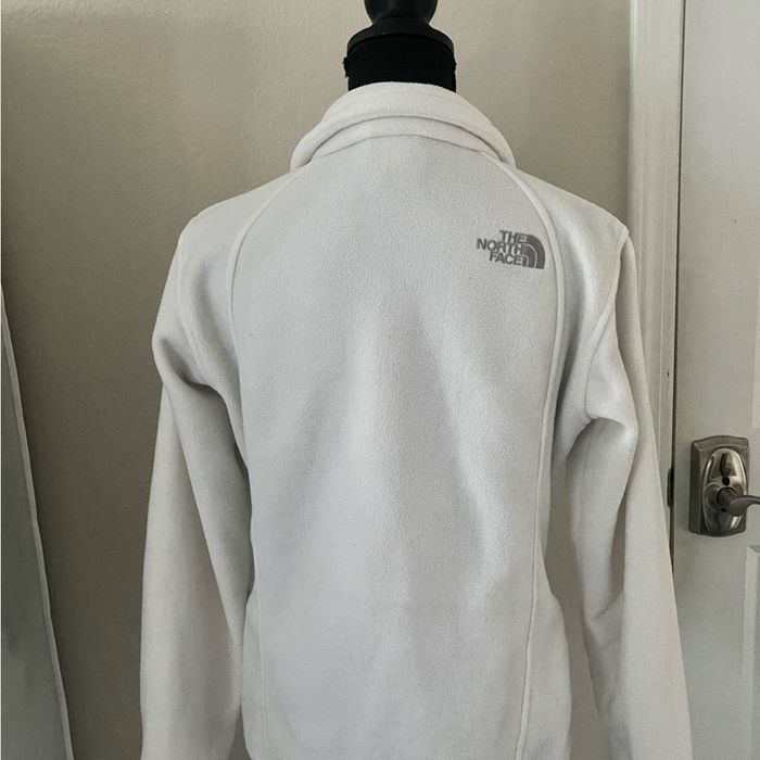 The North Face The North Face White Fleece Jacket Size Medium | Grailed