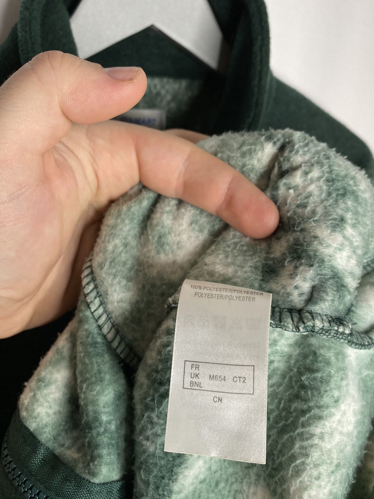 Vintage Rare Vintage Full Zip Wolf Fleece Jacket Big Logo Animals | Grailed