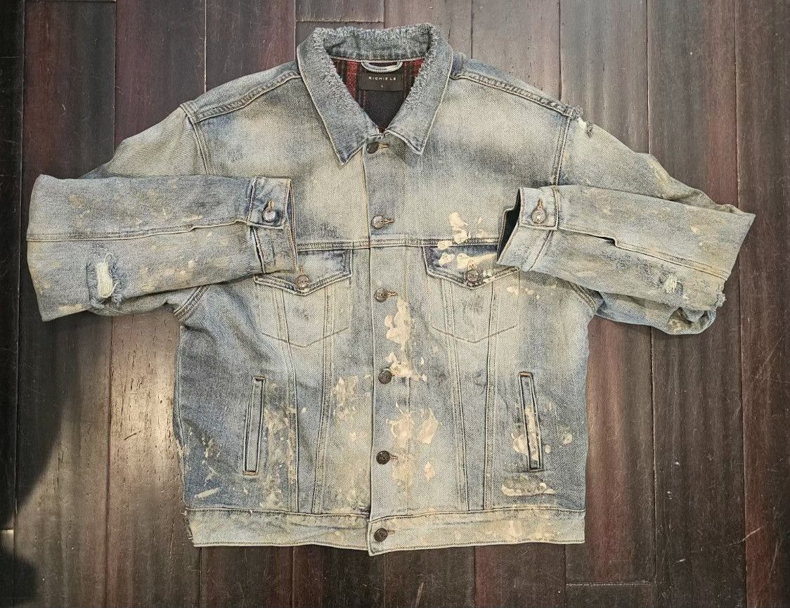 Richie Le Collection RLC Vintage Lined Flannel Denim Jacket - L | Grailed