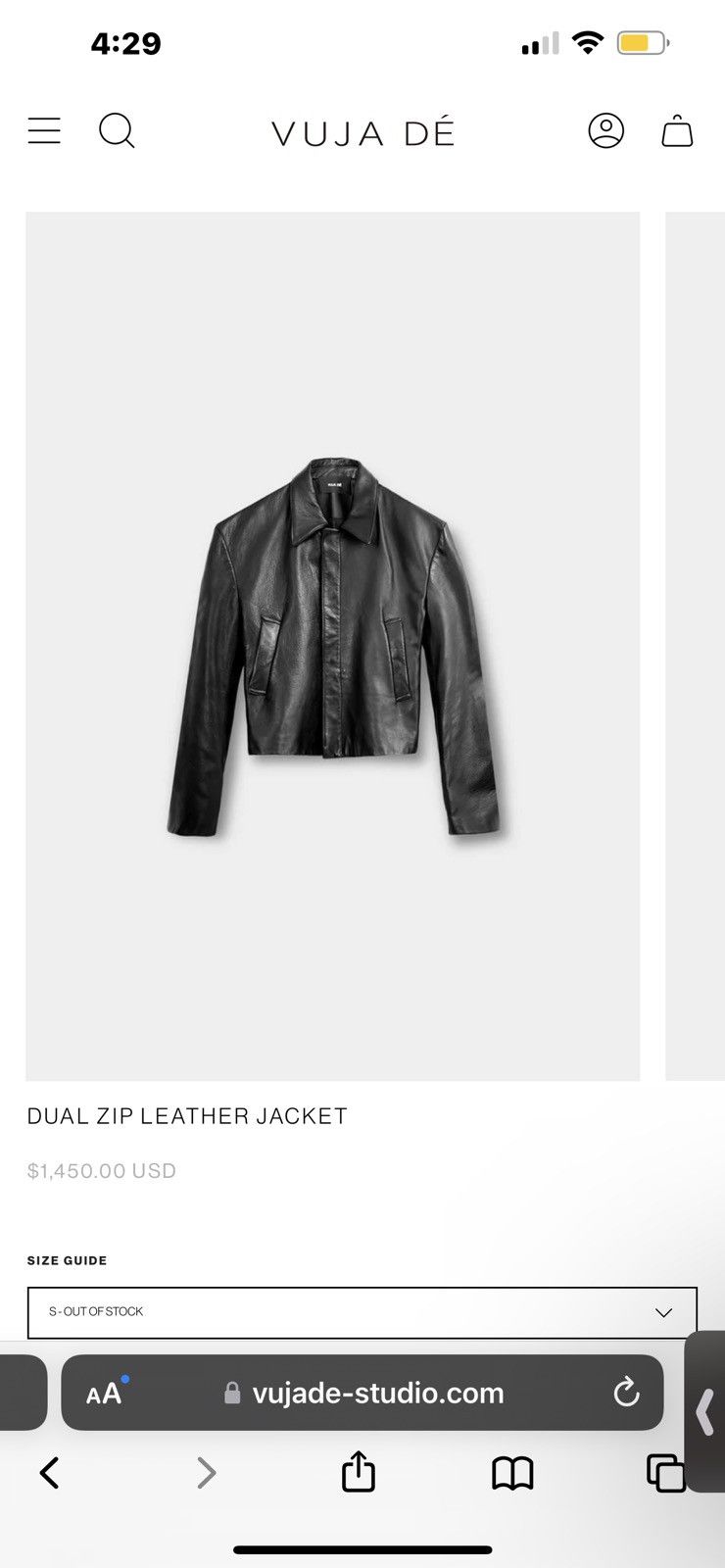 Vuja De Vuja De Leather Jacket | Grailed
