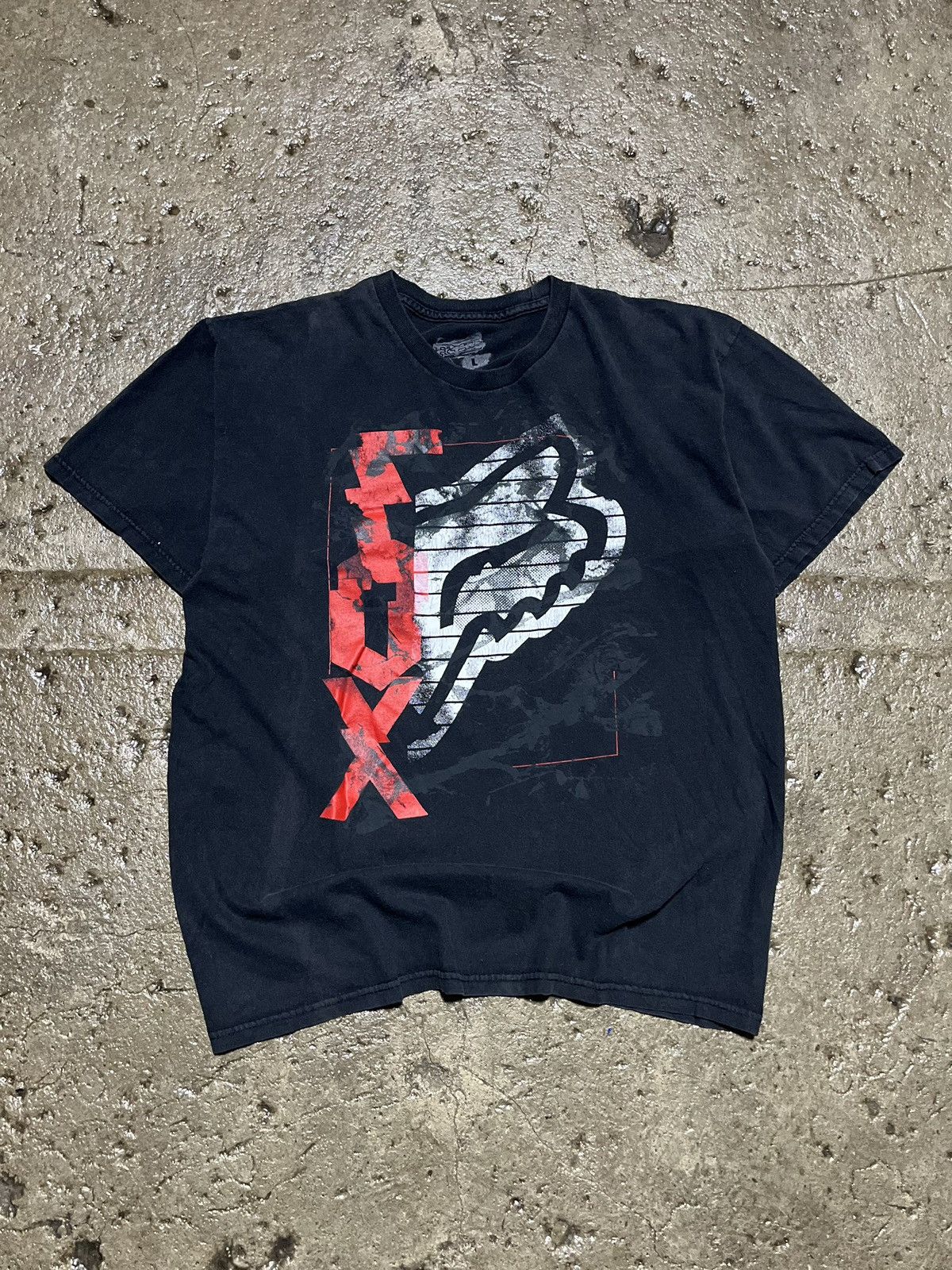 Affliction × Fox Racing × Vintage Crazy Y2K Fox Racing Tee Skater Opium ...