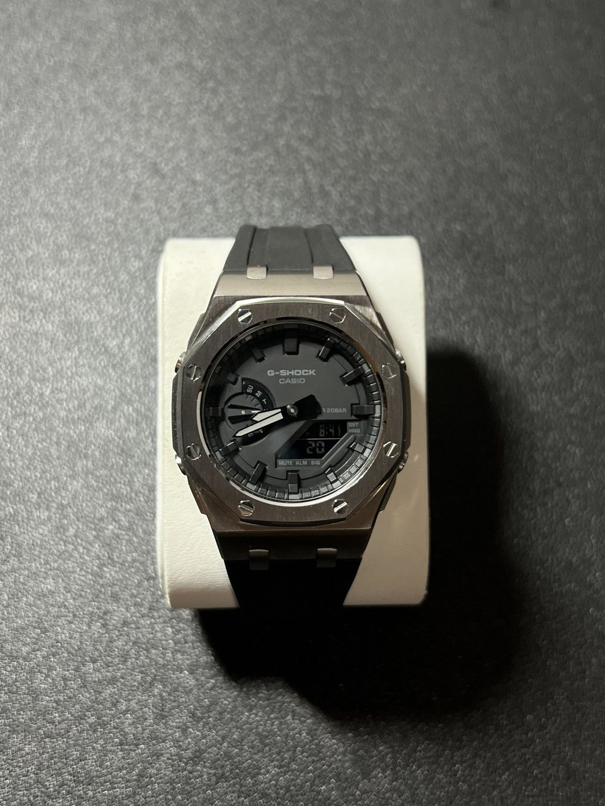 Casio × G Shock G Shock Casioak Black & Steel Royal Oak Mod | Grailed