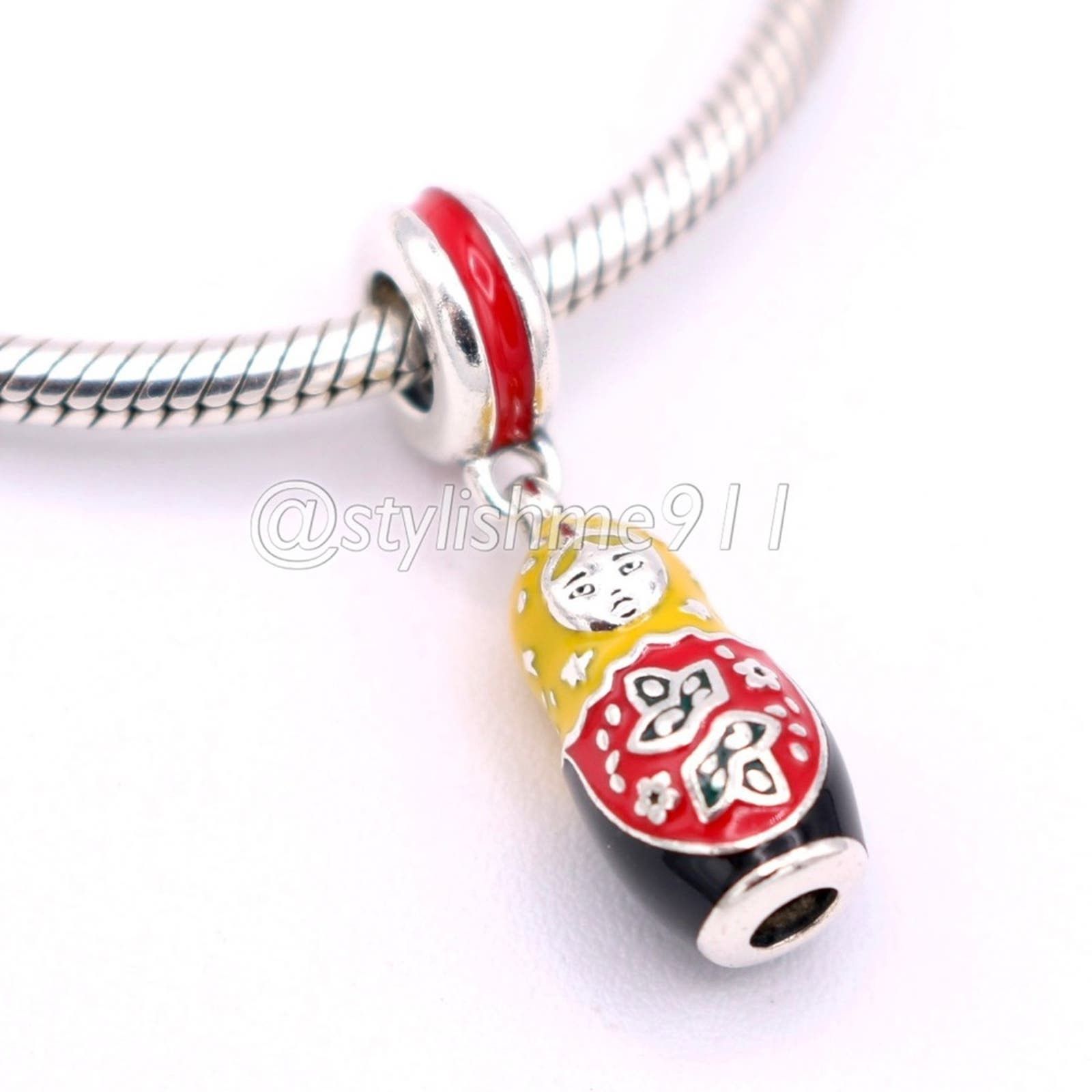 pandora Authentic Pandora Matryoshka Doll Charm - 797834ENMX | Grailed