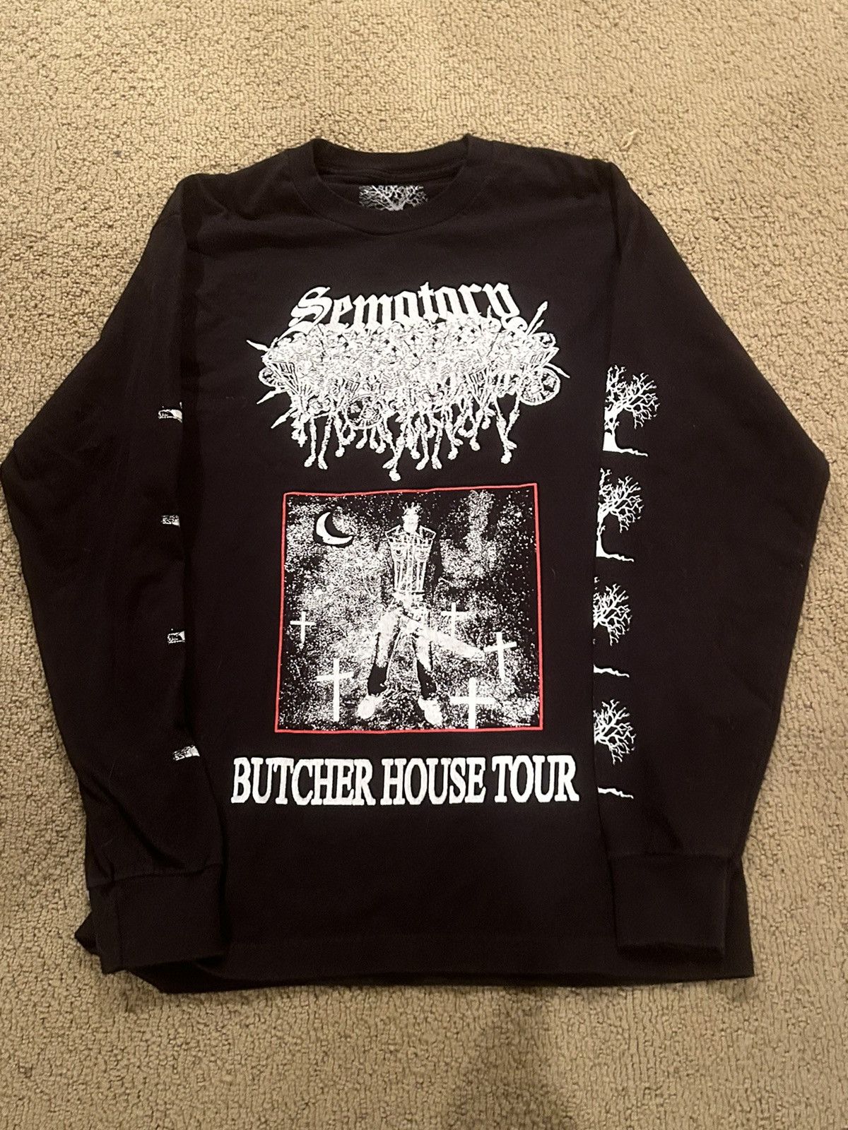 Haunted Mound Haunted Mound Butcher House Tour EXCLUSIVE Longsleeve ...