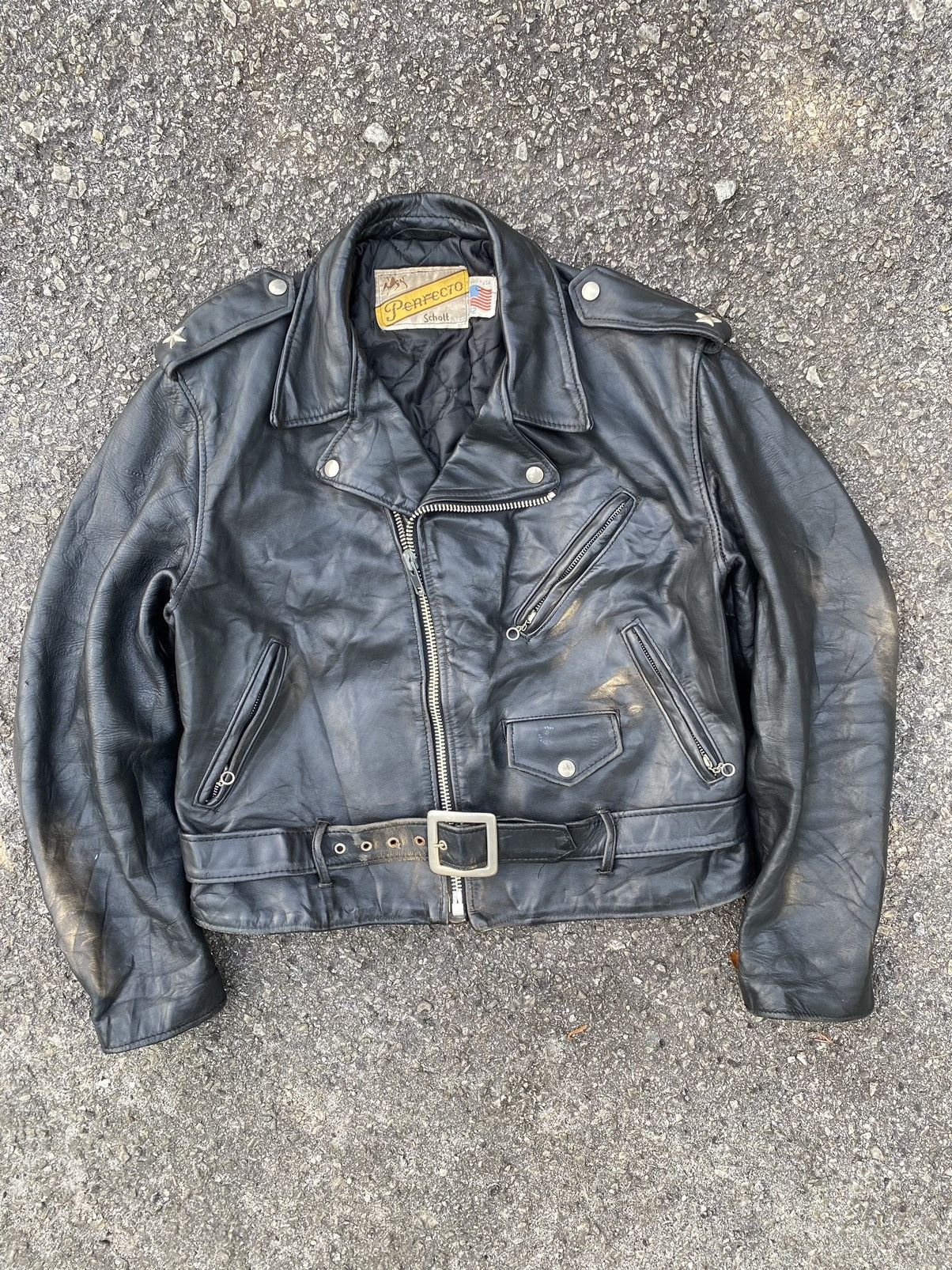 Leather Jacket × Schott × Vintage vintage 80s schott perfecto 613 one ...