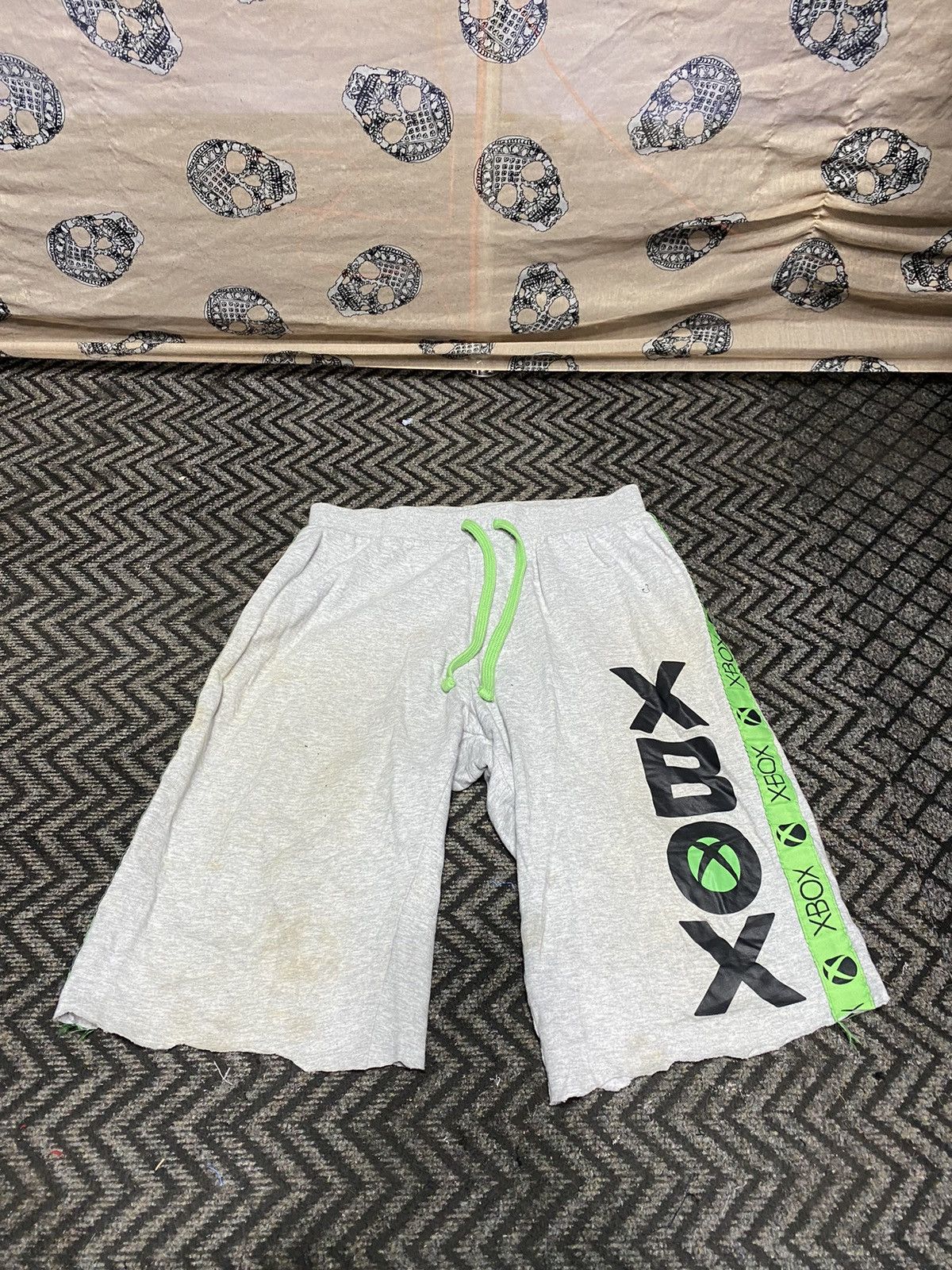 Vintage Vintage avant garde cargo 3D crack cargo shorts | Grailed