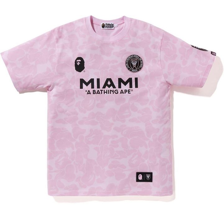Bape BAPE x INTER MIAMI CF CAMO TEE | Grailed