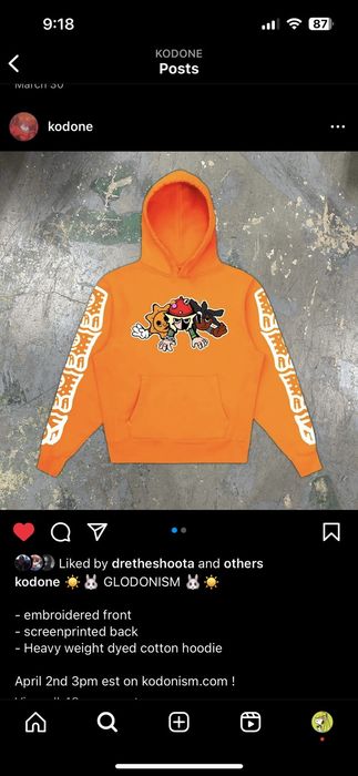 Kodone Kodone x Glogang Hoodie | Grailed