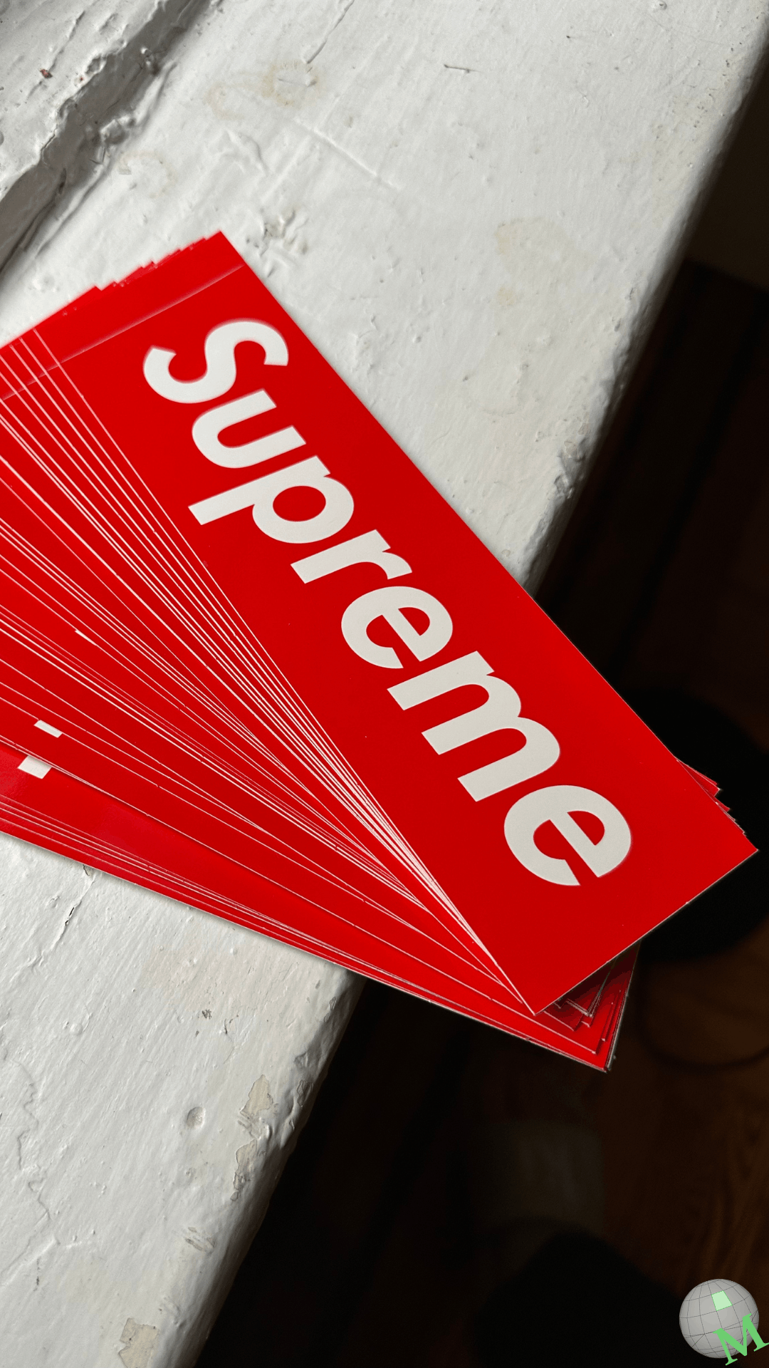 Supreme Box Logo Sticker (5pack) | Grailed