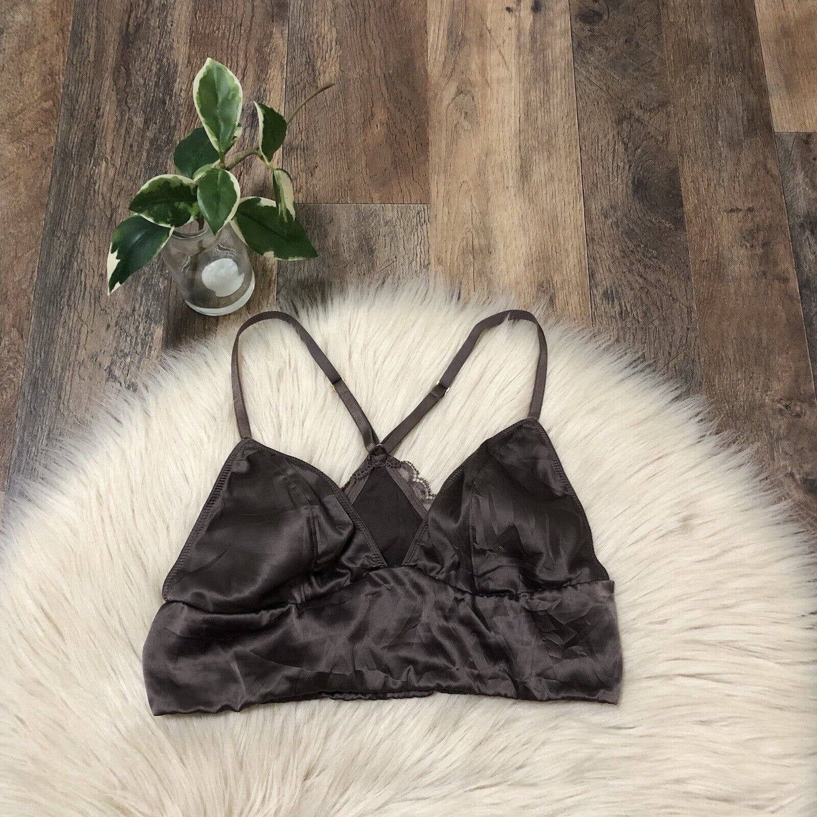 Victoria's Secret Victoria's Secret Satin Lace Side Closure Racerback ...