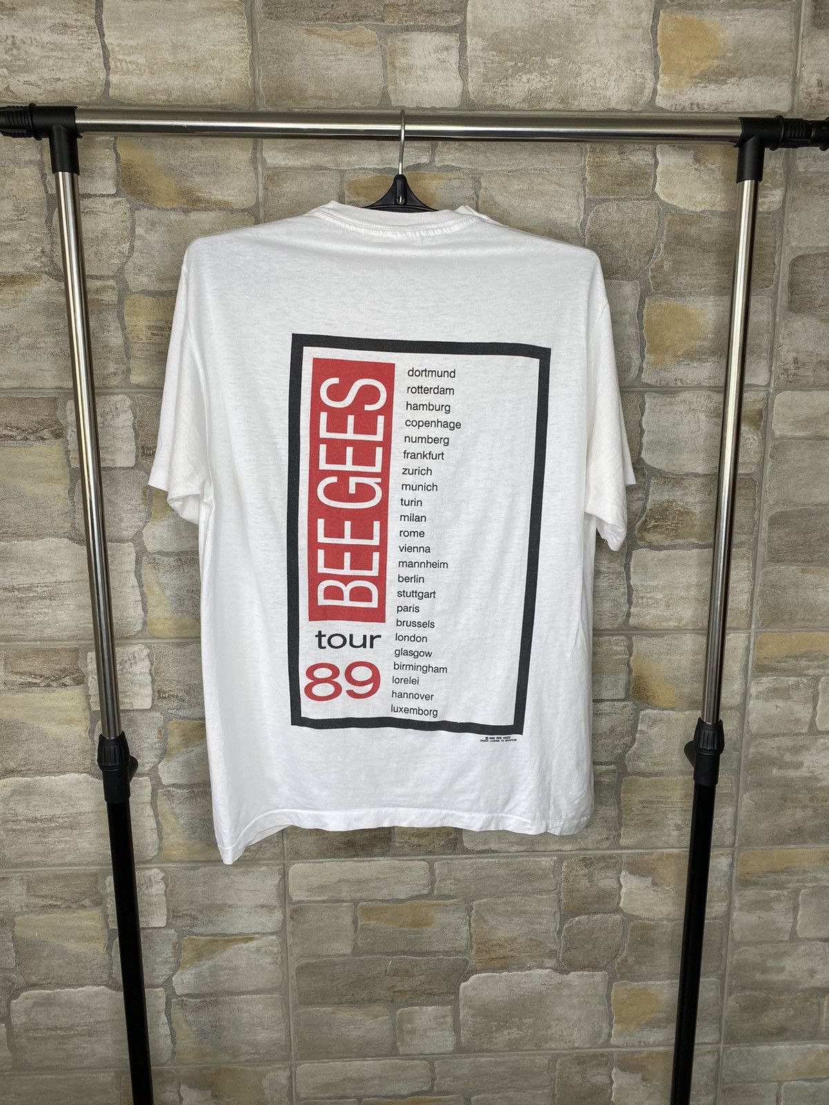 Band Tees × Streetwear × Vintage Vintage 1989 Bee Gees Merch tee / T ...