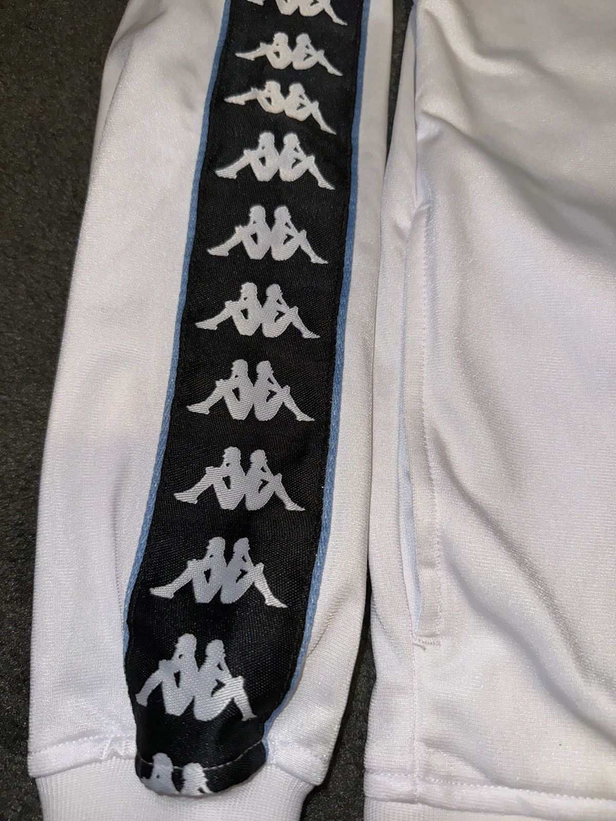 Kappa Rare Kappa White/Baby Blue Tracksuit Jacket - Medium | Grailed