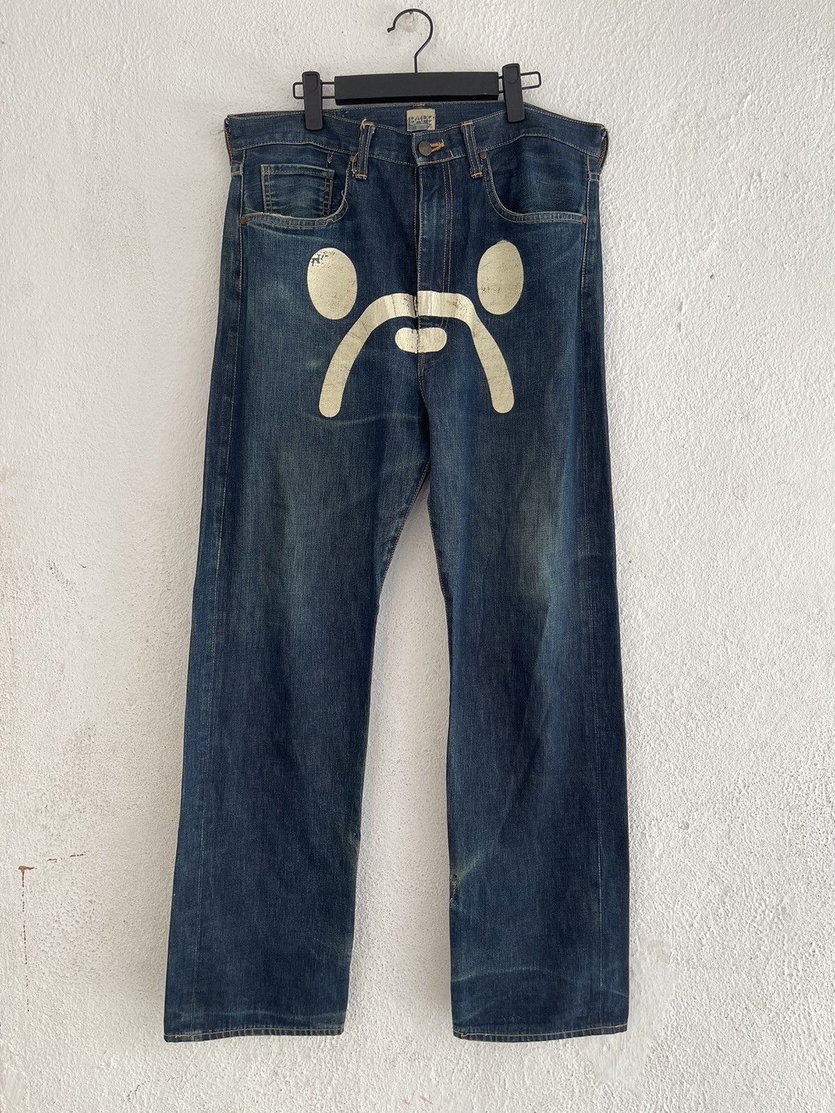 Bape Baby Milo Face Denim | Grailed