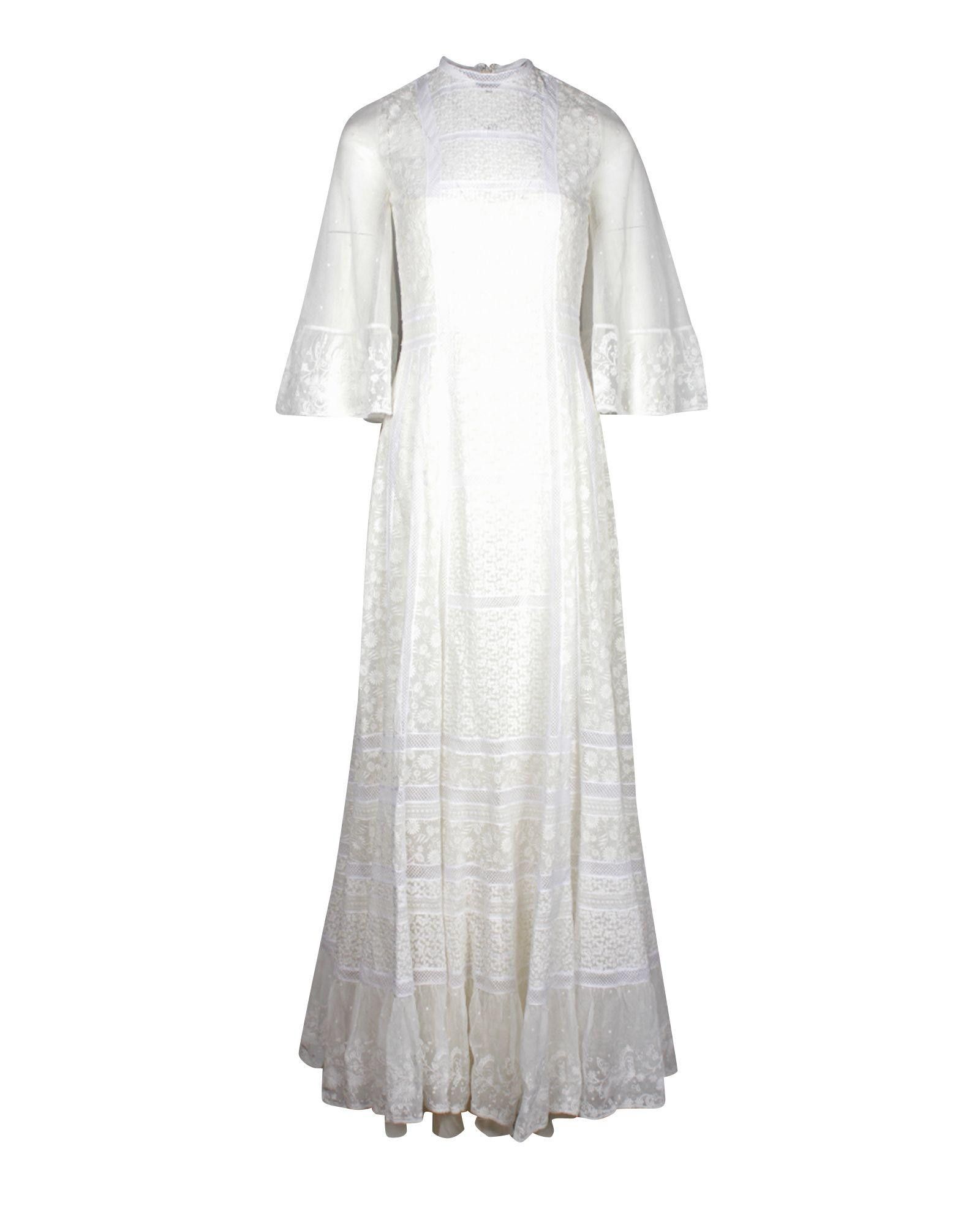 Dior White Lace Maxi Dress from Christian Diors SS20 Runway Collection ...