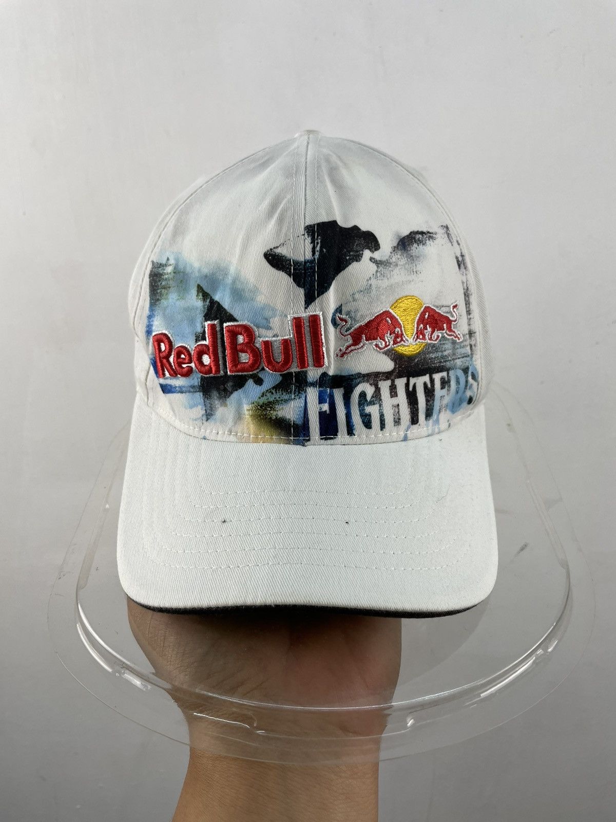 Red Bull × Vintage Vintage Red Bull Full Cap by Fox Racing | Grailed
