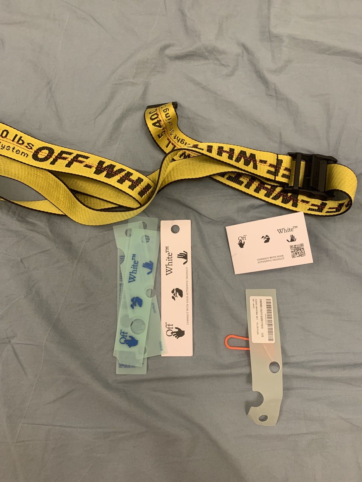 Off-White Classic industrial off-white belt | Grailed