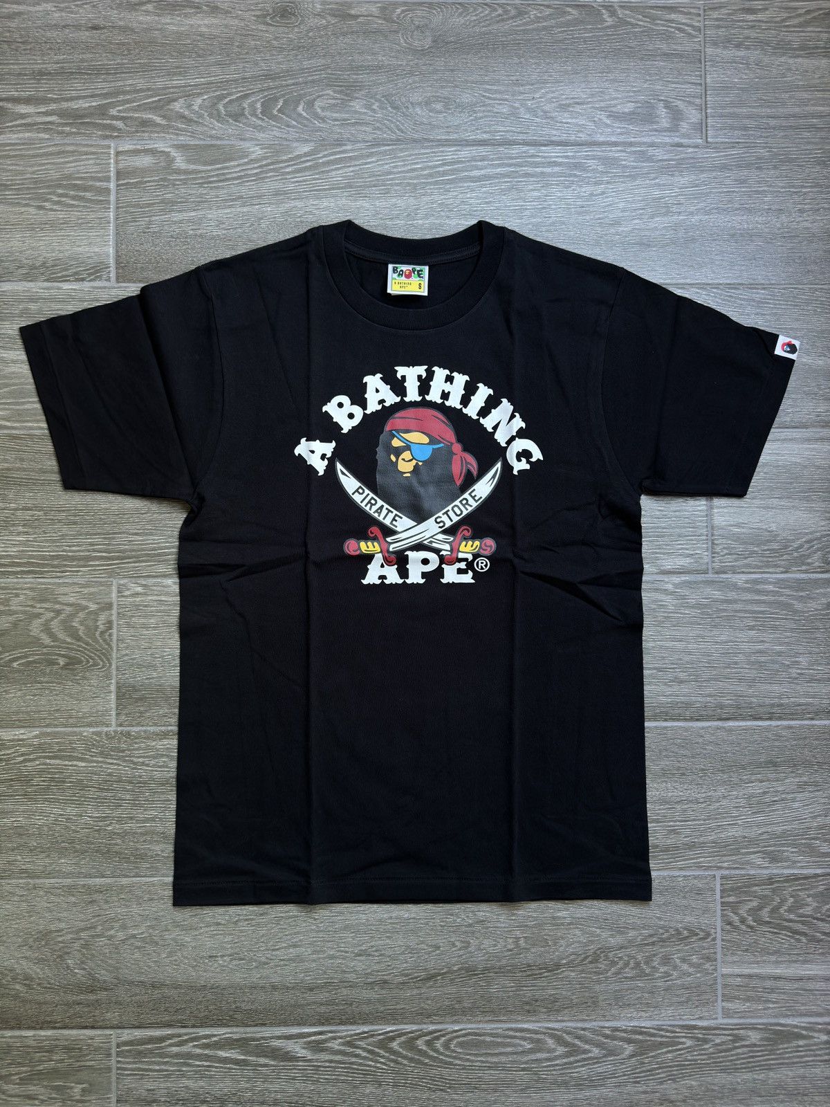 Bape Bape Pirate Store Tee | Grailed