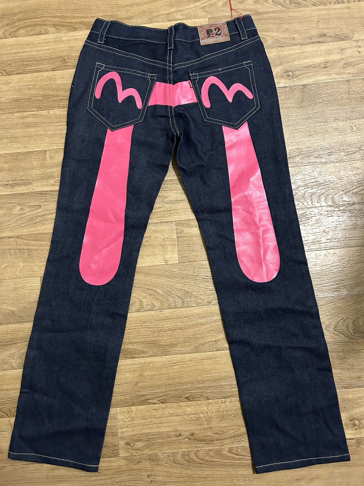 Evisu pink evisu denims | Grailed