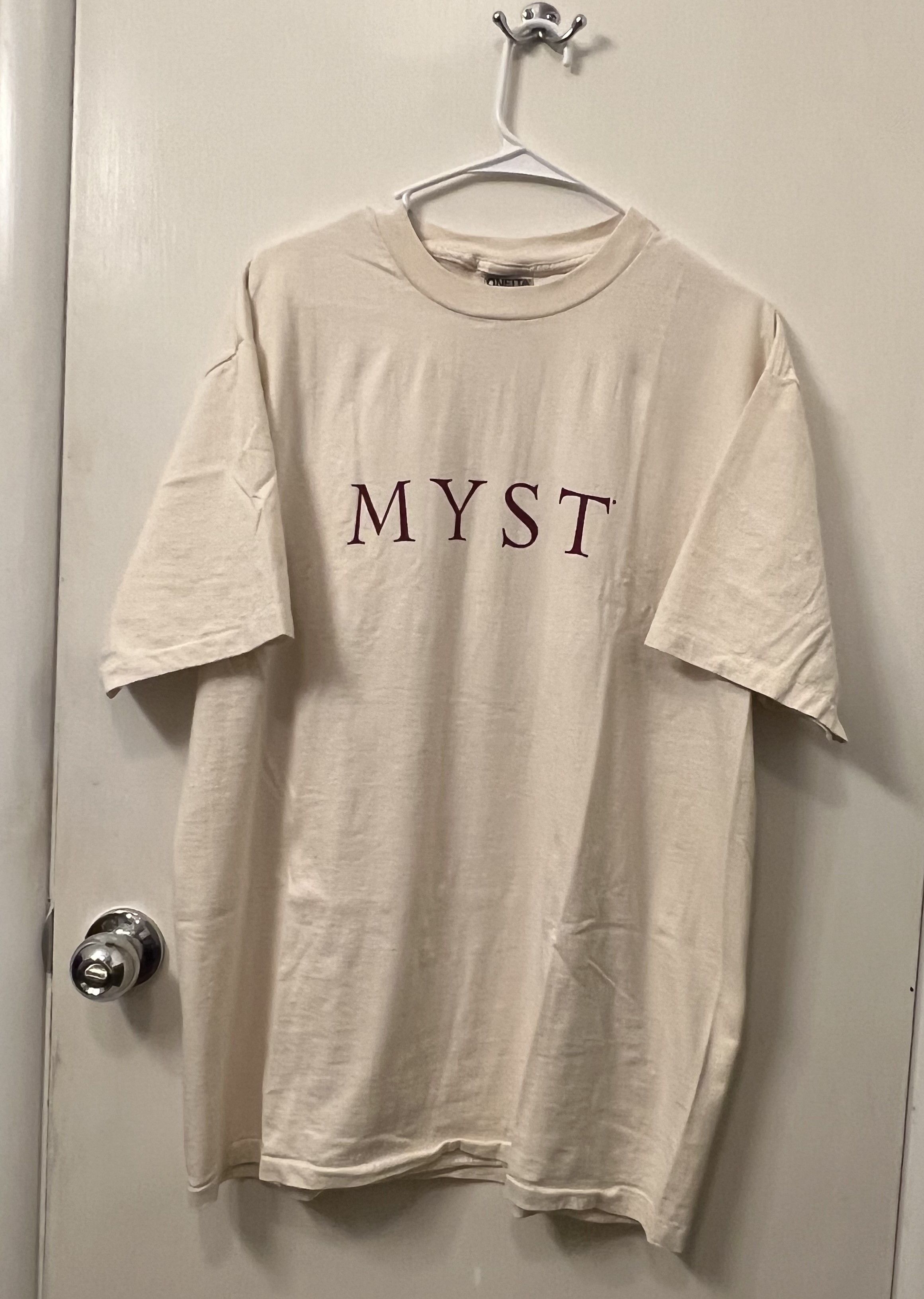 Vintage VINTAGE 1993 MYST Video Game SINGLE STITCH Promo Tee | Grailed