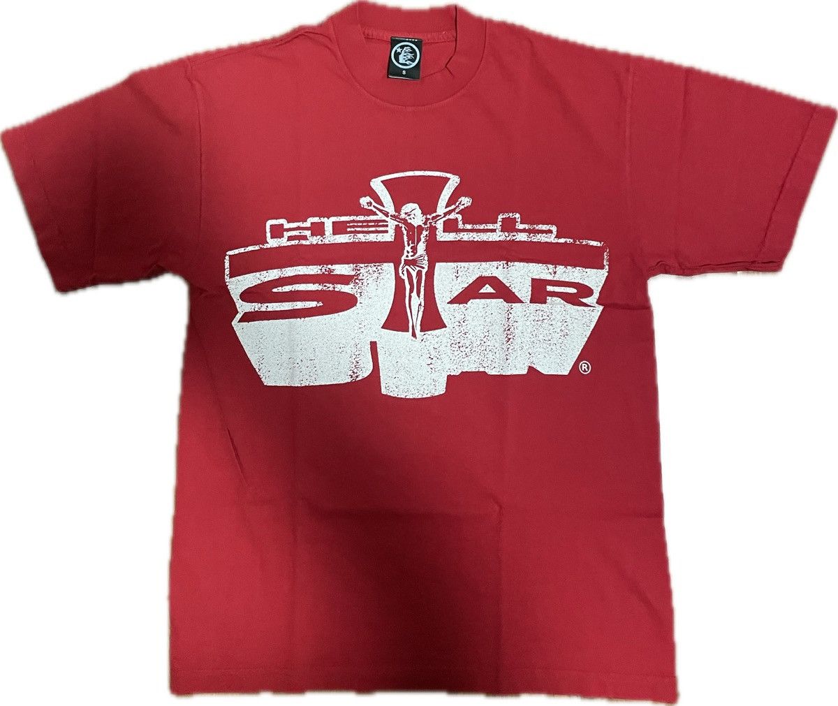HELLSTAR Hellstar Path To Paradise Jesus Emblem T-Shirt | Grailed