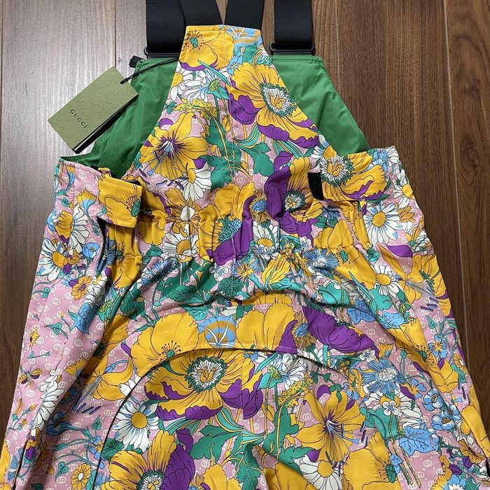 Gucci Gucci X North Face Floral Overalls | Grailed