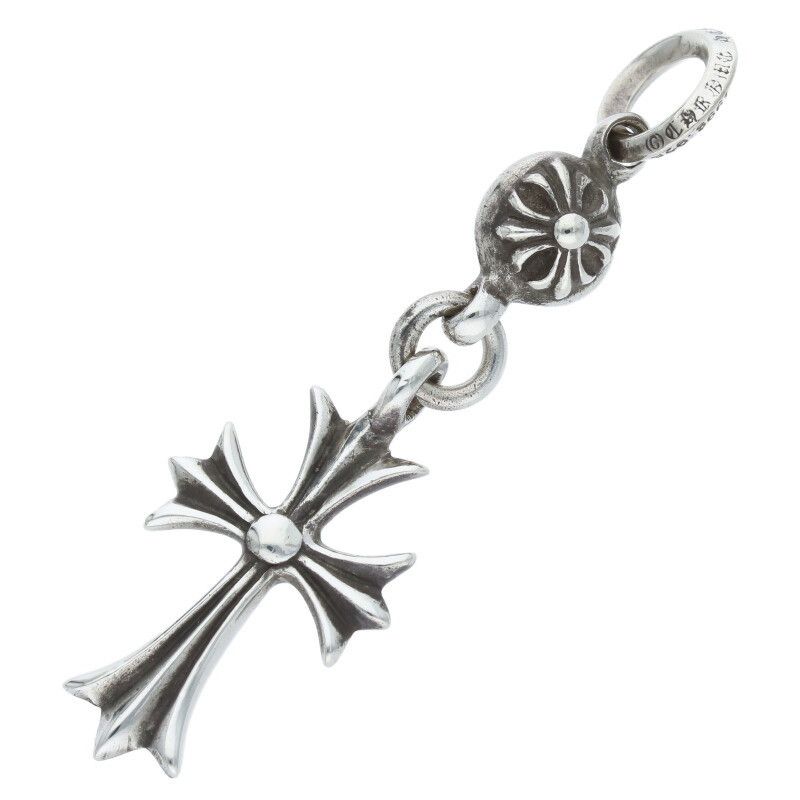 Chrome Hearts 1Ball Tiny CH Cross Pendant | Grailed