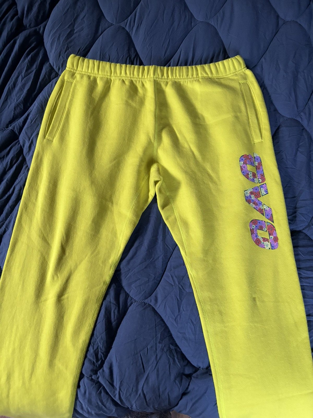 Octobers Very Own OVO Green Floral Sweatpants | Grailed