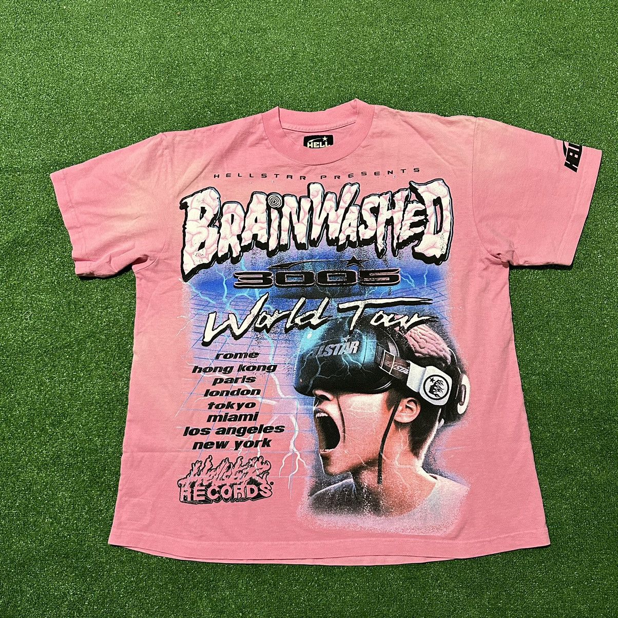 HELLSTAR Hellstar brainwashed world tour tee | Grailed