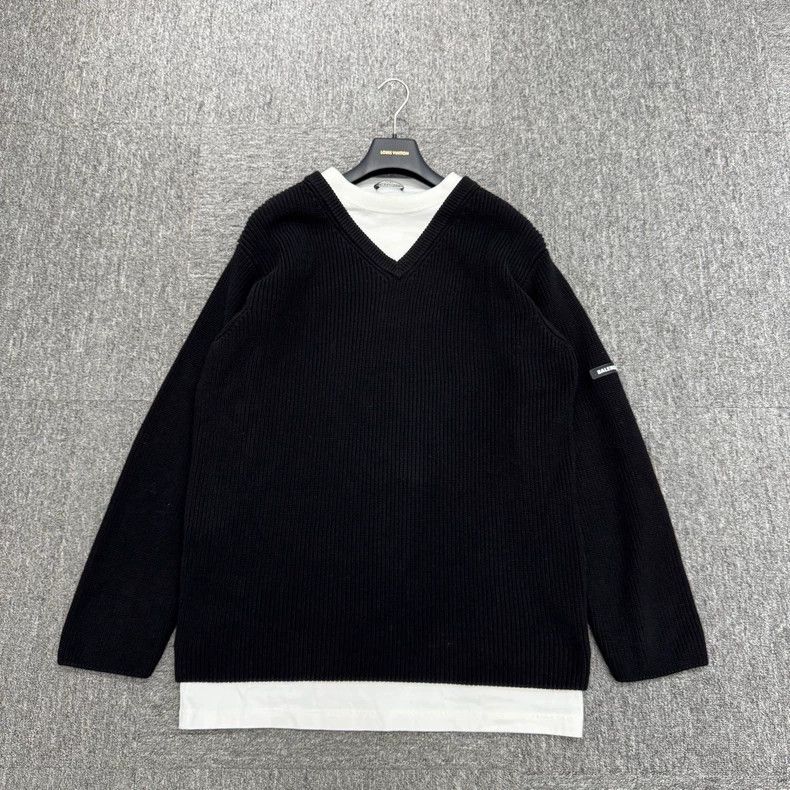 Balenciaga Balenciaga Layered Look Knit Sweater | Grailed