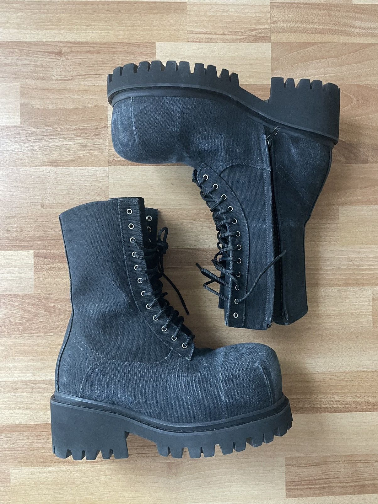 Balenciaga Balenciaga Canvas Stomper Boots Booties size 42 fits 9-10 ...